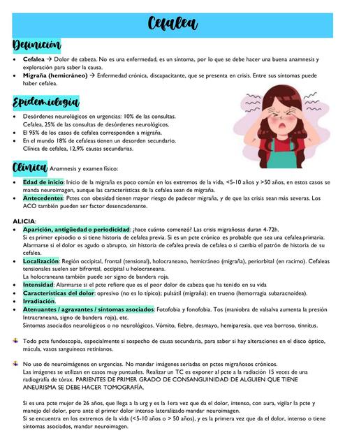 Cefaleas Migraña Jess Udocz