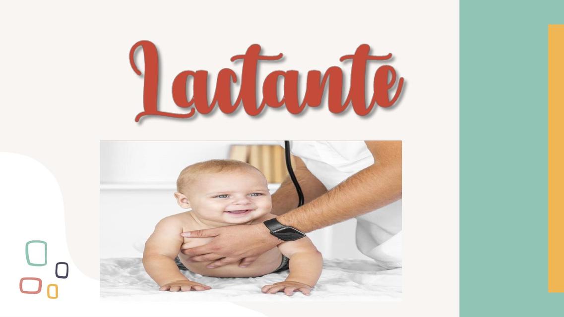 Lactante | Escuela medica | uDocz