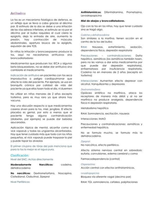 Medicamentos Antitusivos expectorantes y mucolíticos | Diana Carolina ...