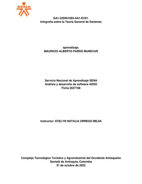 Infografía sobre la teoría general de sistemas | Mauricio Alberto Pardo ... Infografía sobre la teoría general de sistemas | Mauricio Alberto Pardo ...