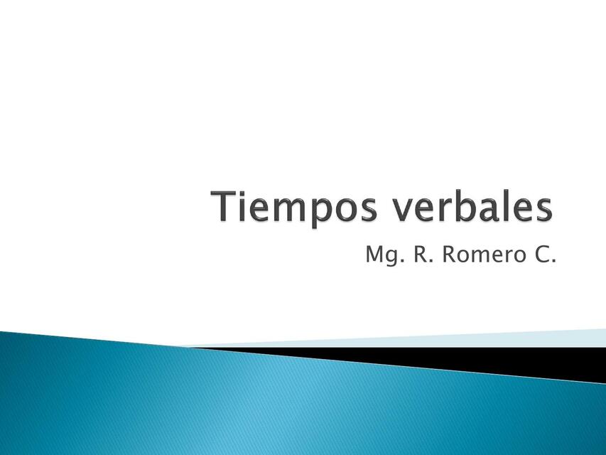 Tiempos verbales | Study Ingenieros | uDocz