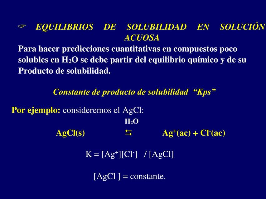 Solubilidad Kps | Study Ingenieros | uDocz