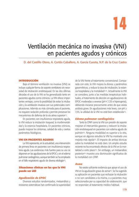 Ventilación Mecánica No invasiva | Ale Marks | uDocz