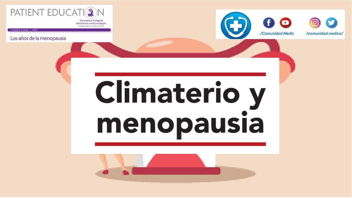 Flashcards de CLIMATERIO Y MENOPAUSIA | Por Comunidad Medica | uDocz