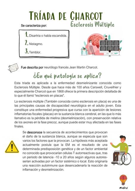 Triada de Charcot de la Esclerosis | YUDOC.ORG | uDocz