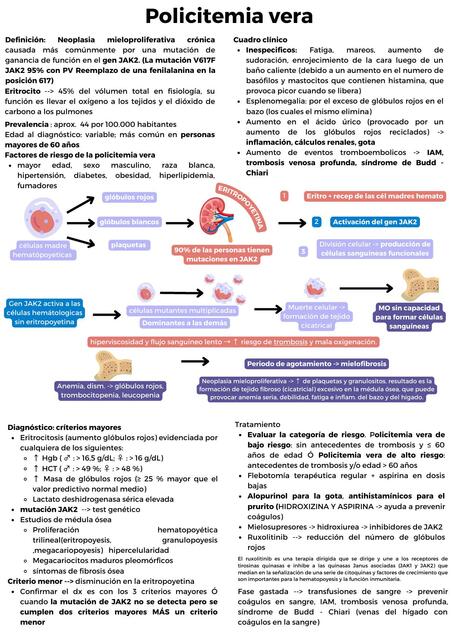 Policitemia Vera Primaria y Secundaria | Valeria Michell Barajas | uDocz