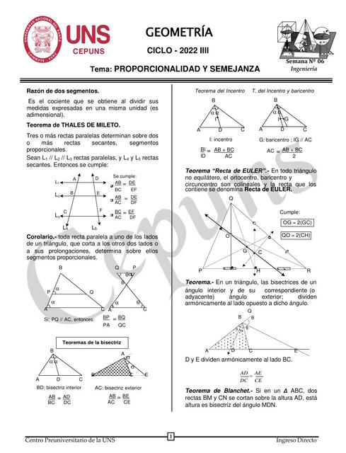 Geometría SEM 06 III | Y. Esther Montoya | uDocz