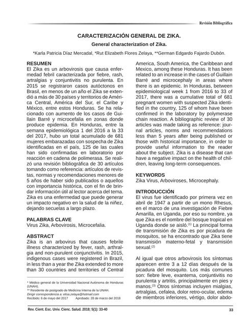 Caracterización General del Zika | Lolu Torres | uDocz