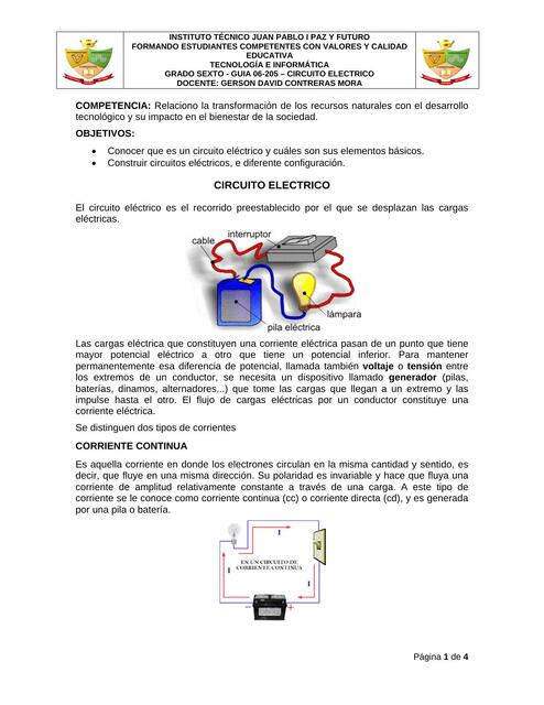 Taller Circuitos Eléctricos 2 | Tecnología y electrónica | uDocz