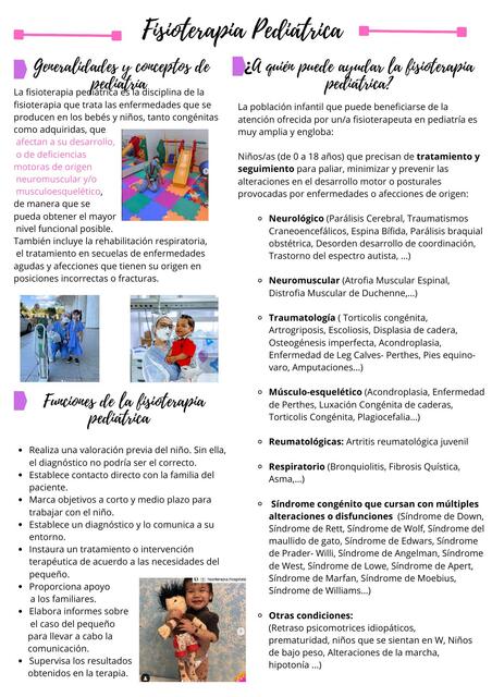 Introducción a Fisioterapia Pediátrica | Fisio.Ada | uDocz