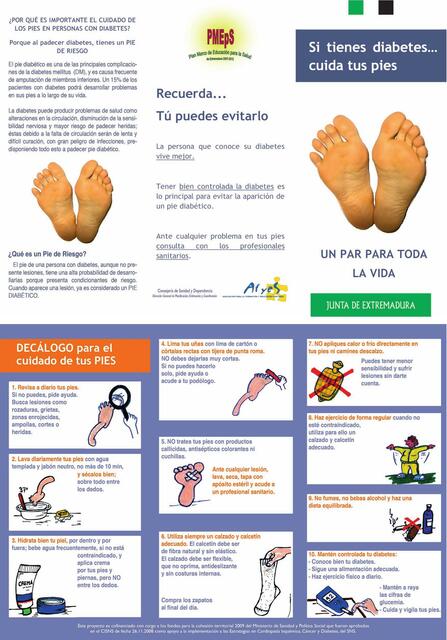 Tríptico pie diabético | carolina pacheco alfaro | uDocz Tríptico pie diabético | carolina pacheco alfaro | uDocz