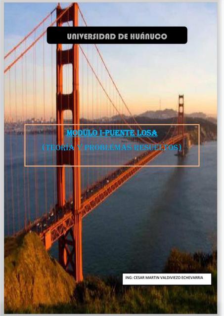 Teoria Y Ejercicios Resueltos De Puente Tipo Losa Apuntes De