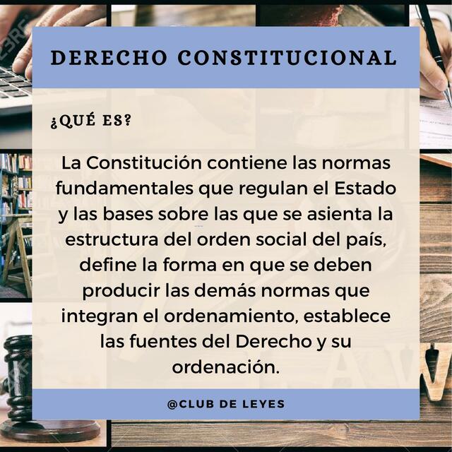 Derecho Constitucional Definición | Club de leyes | uDocz