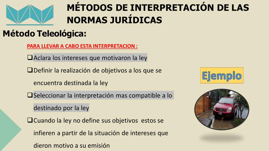 Métodos de Interpretación de las Normas Jurídicas IV | Club de leyes | uDocz