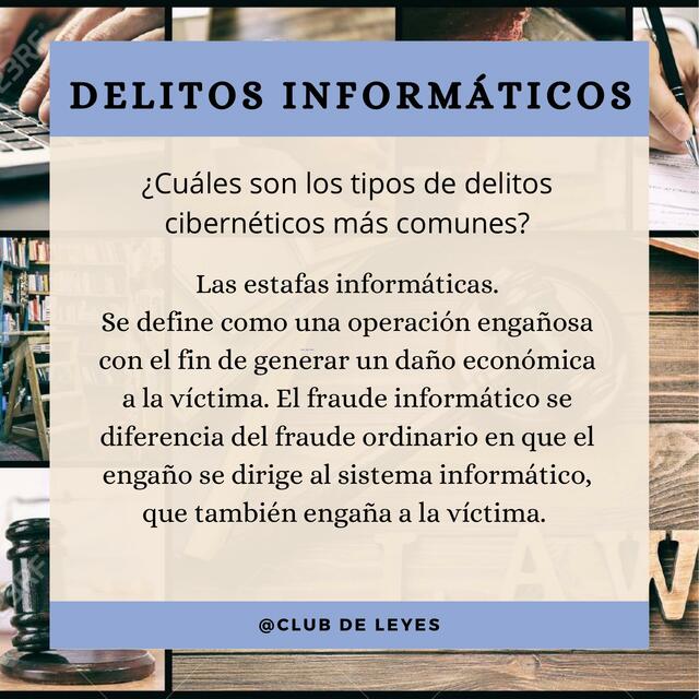 Delitos Informáticos más Comunes | Club de leyes | uDocz