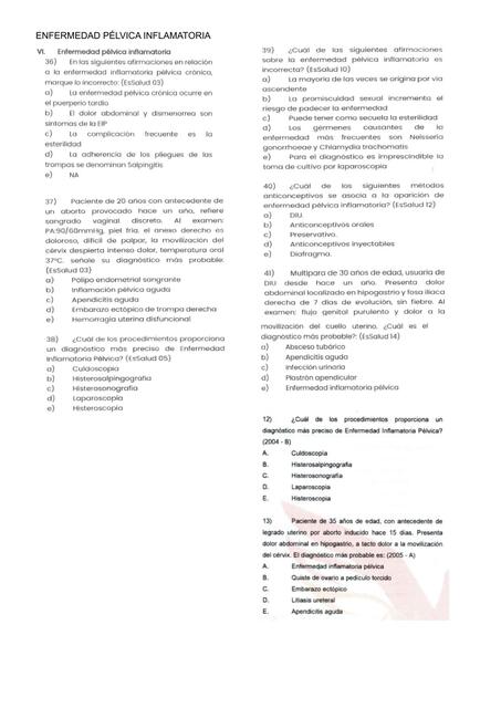 Enfermedad Pélvica Inflamatoria | Belk Medic | uDocz