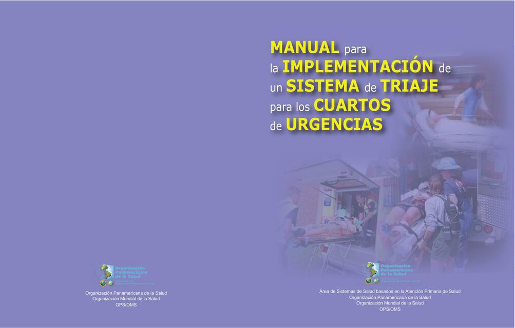 Manual para la Implementación de un Sistema de Triage para los Cuartos ...
