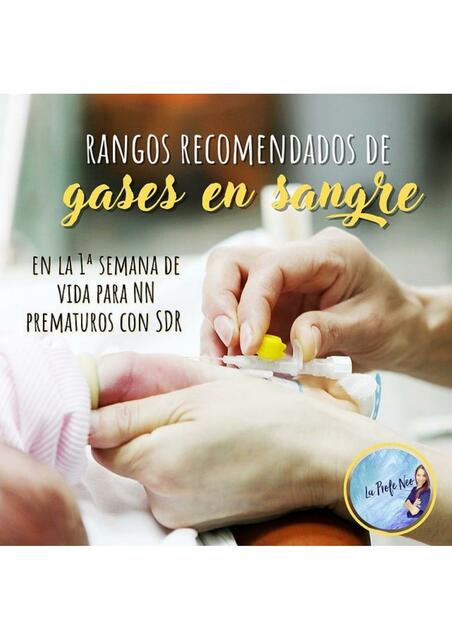 Gases en sangre | Enfermería | uDocz