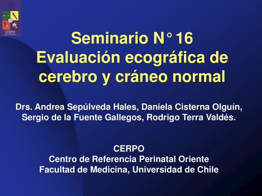 Evaluación ecográfica de cerebro y cráneo normal | Biología General | uDocz