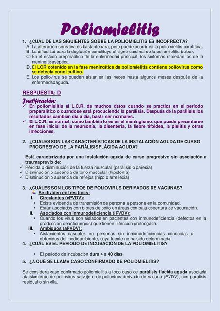 Poliomielitis | Lupita | uDocz