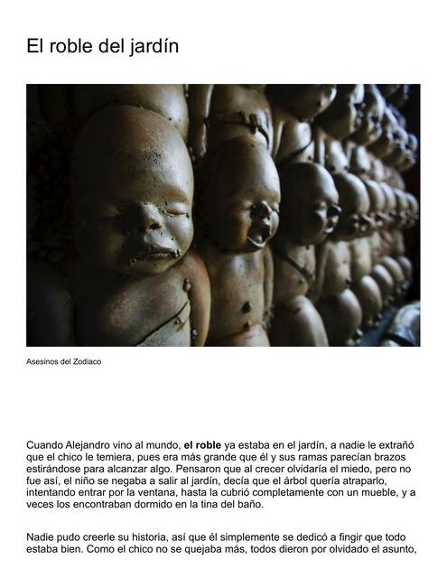 Un prólogo del Cuento -El Roble del Jardín | el literato 2000 | uDocz