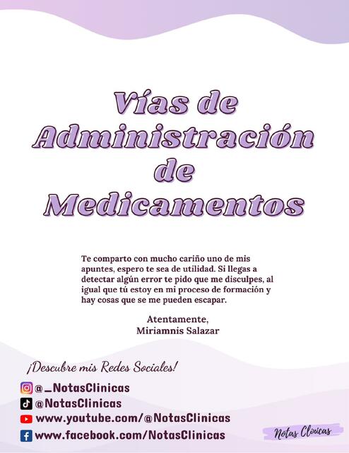 Vias de administracion | uDocz
