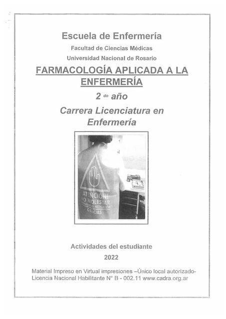 Farmacología | Enfermería | uDocz