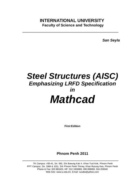 Steel Structures (AISC) | Ej fnfgn | uDocz