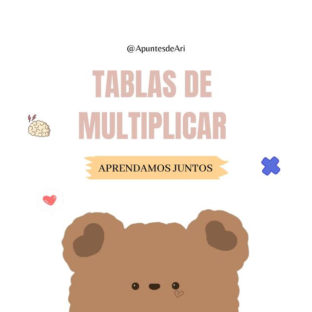 Tablas de Multiplicar | ApuntesdeAri | uDocz