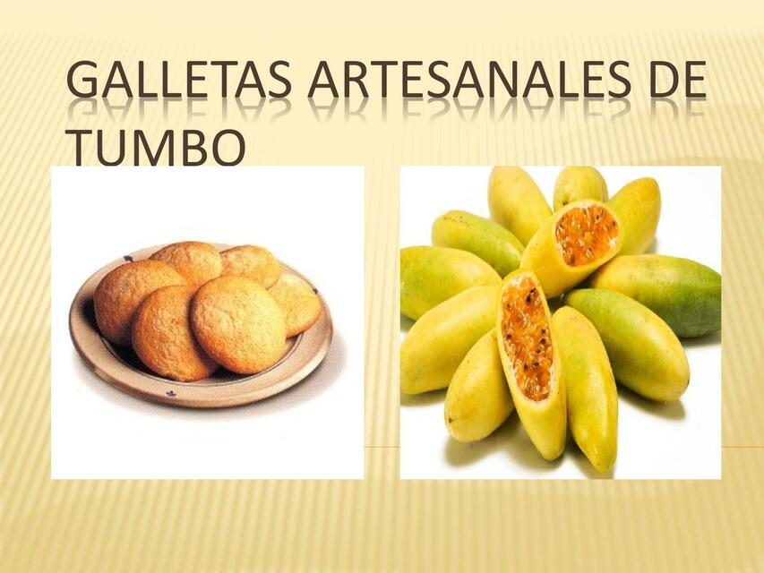 Galletas Artesanales de Tumbo | Dayana Rosario Quispe Quispe | uDocz