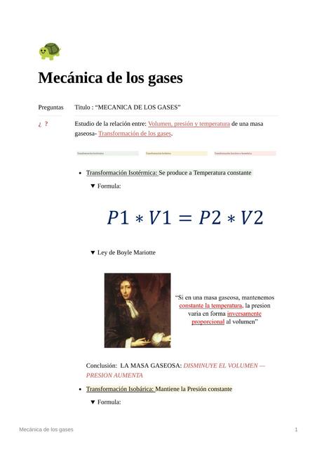 Mecánica de los Gases | Leslie Aimacaña | uDocz