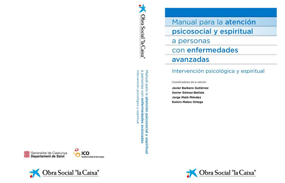Manual para la atención psicosocial y espiritual | Blanca Figueroa Romero | uDocz