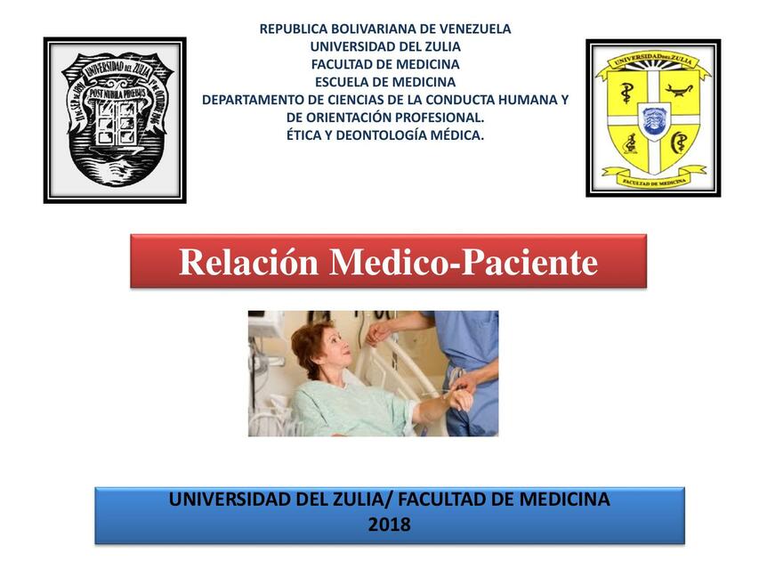 Relación Medico Paciente | ☆ Mariangela ☆ | uDocz