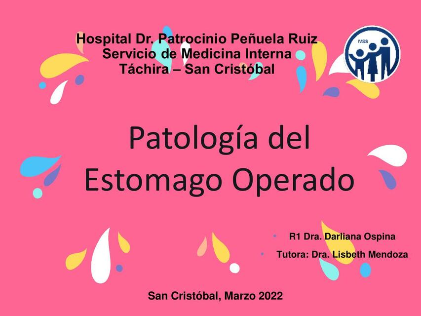 Patología Estomago Operado | Darliana Ospina Duarte | uDocz