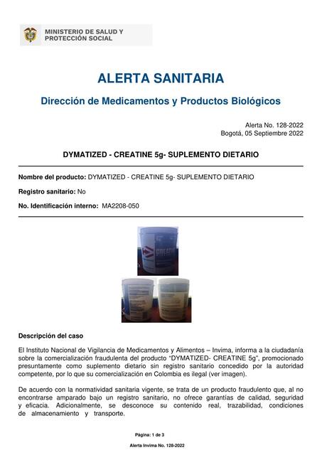 Alerta Sanitaria | lorena suarez | uDocz