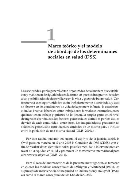 Determinantes sociales de la salud | ensaludyconocimiento | uDocz