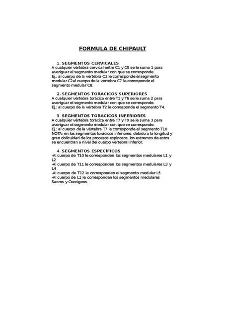 Formula de Chipault | 🤫🌃🌧️ | uDocz