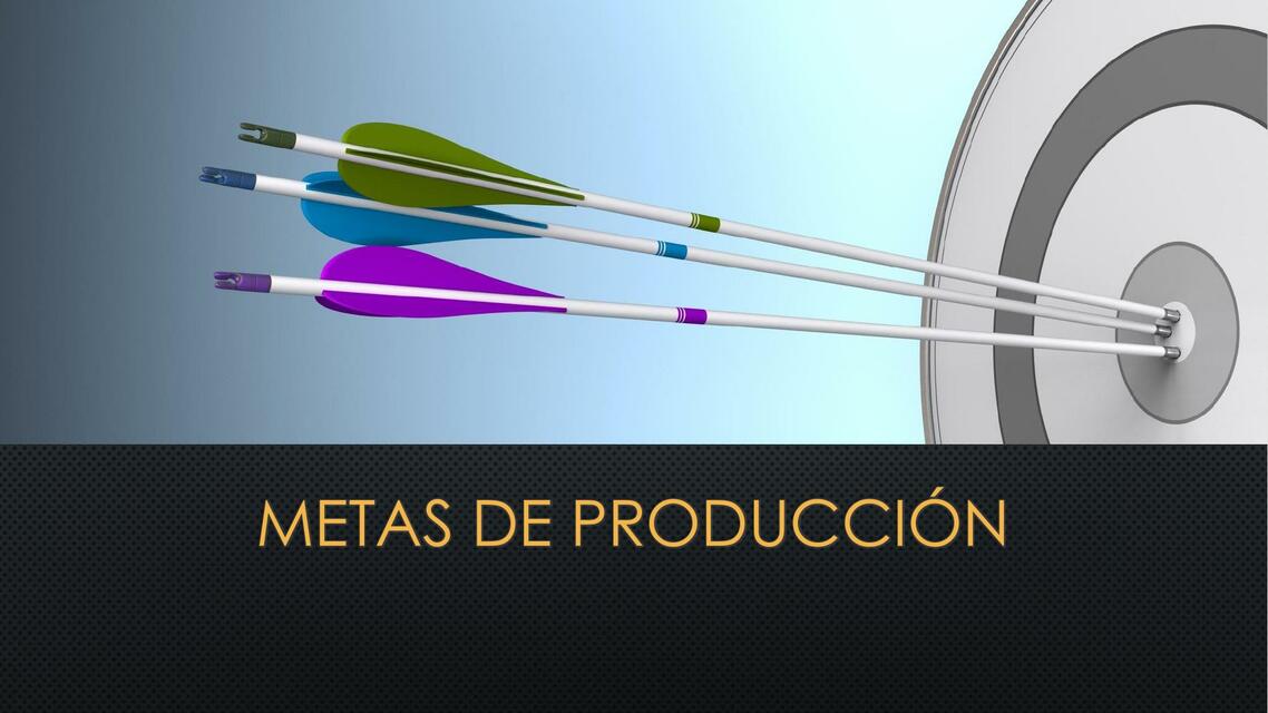Flashcards de Metas de producción | Por Annie Ramirez | uDocz