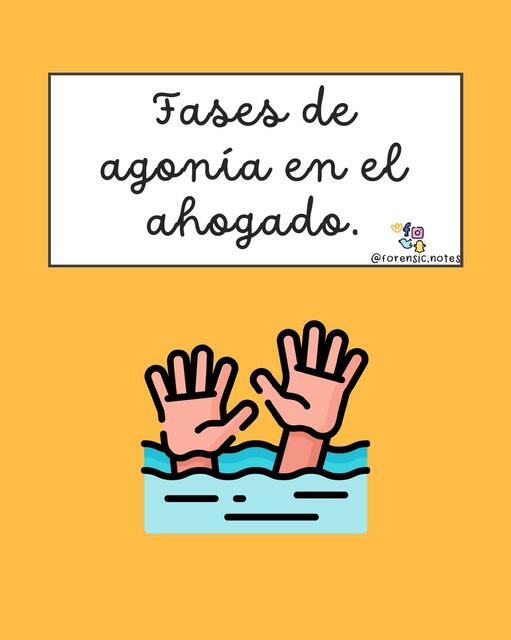 Fases de agonía en el ahogado | Forensic.notes | uDocz