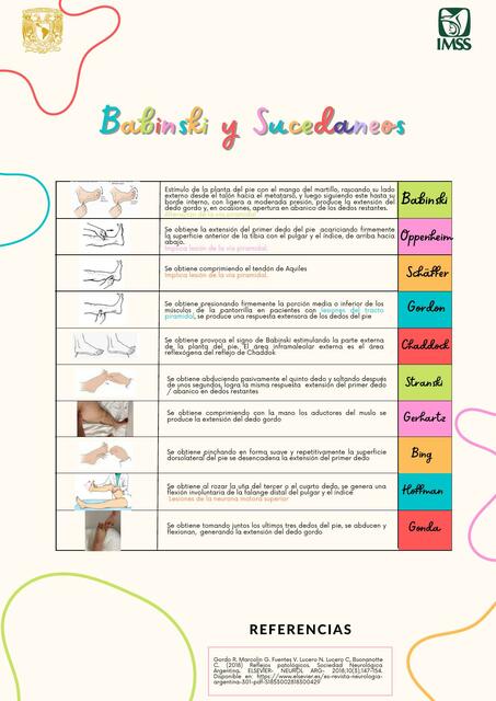 Resúmenes de Signo de babinski | Descarga apuntes de Signo de babinski