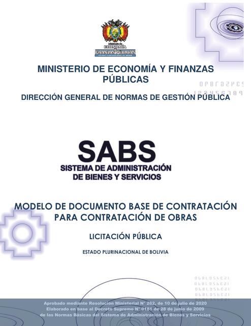Flashcards de Modelo de Documento Base de Contratación para Contratación de Obras | Por Alan ...