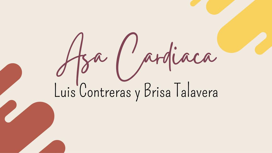 Asa Cardiaca | Brisa Talavera | uDocz