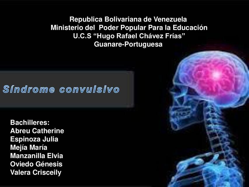 Síndrome convulsivo | Armando Manzanilla | uDocz
