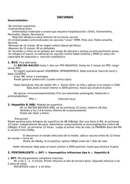 Vacunas | uDocz