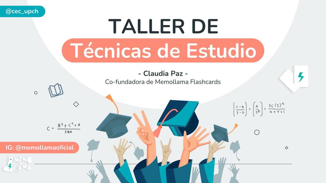 Taller de técnicas de estudio - Memollama Flashcards | CLAUDIA MERCEDES PAZ MATELLINI | uDocz