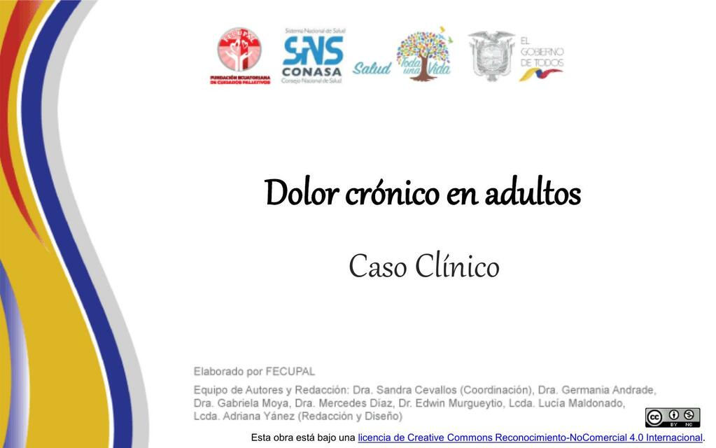 Dolor Crónico en Adultos | María Isabel Zapata | uDocz