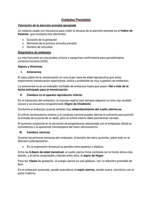 Cuidados Prenatales | Karla Medina | uDocz