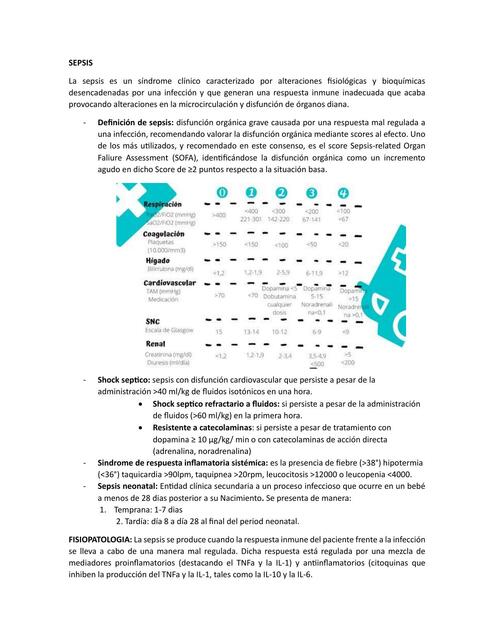 Sepsis | Dulce María Recinos | uDocz