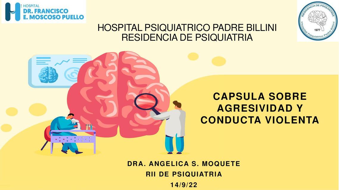 Cápsula sobre Agresividad y Conducta Violenta | Angelica Moquete | uDocz