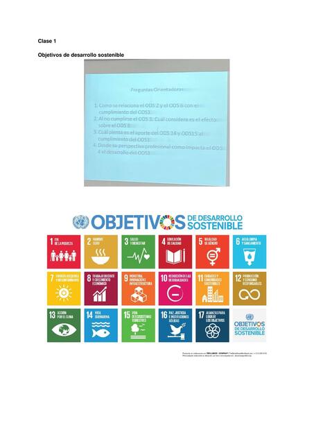 Resúmenes de Objetivos de Desarrollo Sostenible (ODS) | Descarga ...